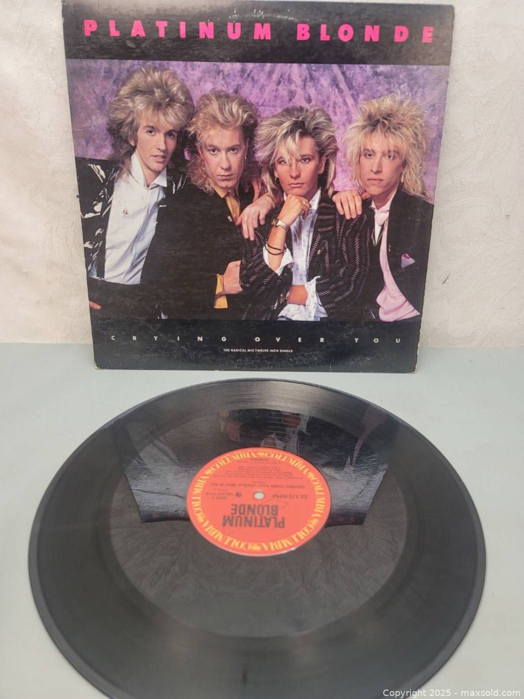 album "Crying Over You" by the Canadian rock band Platinum Blonde ...