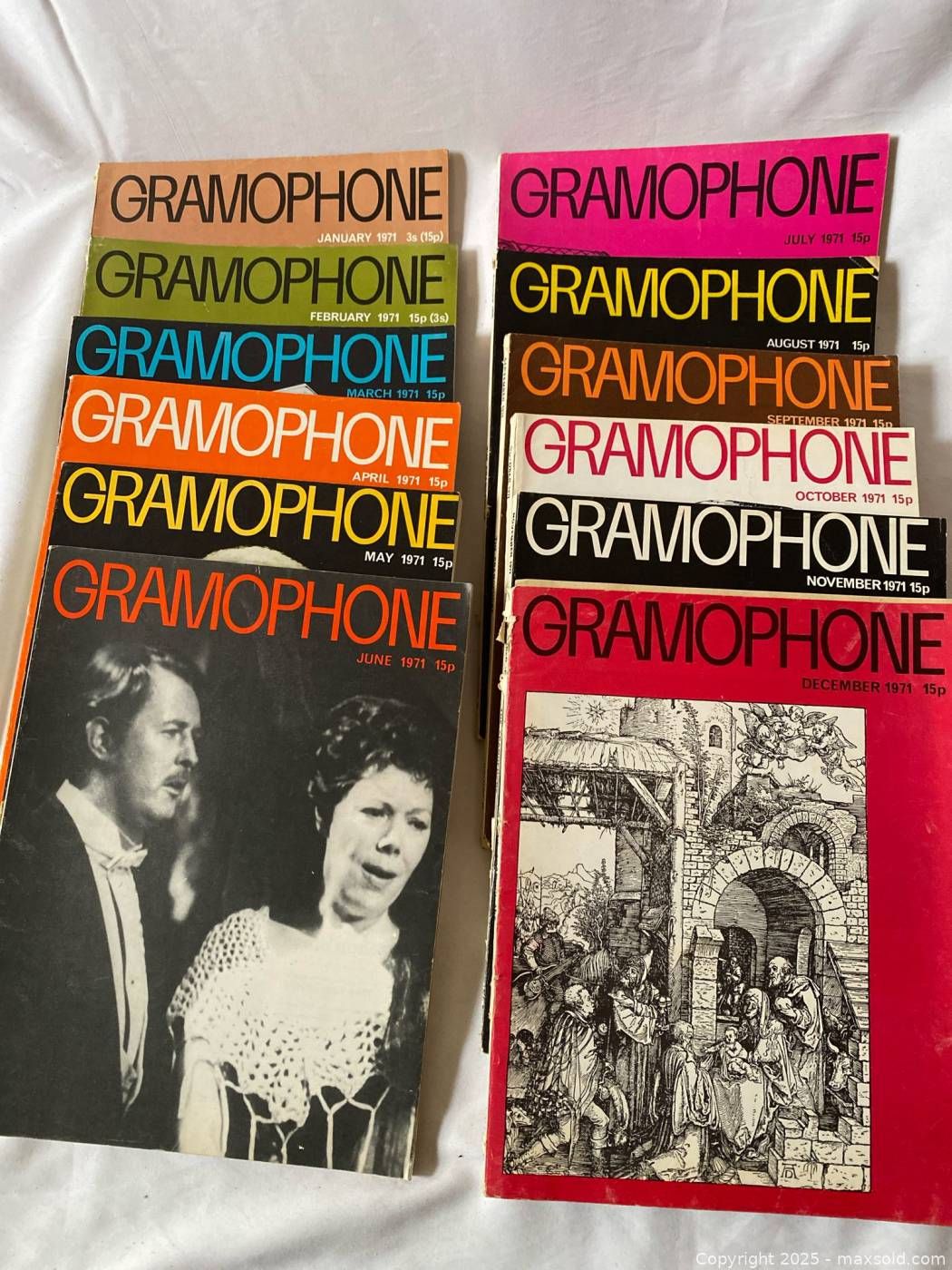 1971 Gramophone magazines complete set | Maxsold