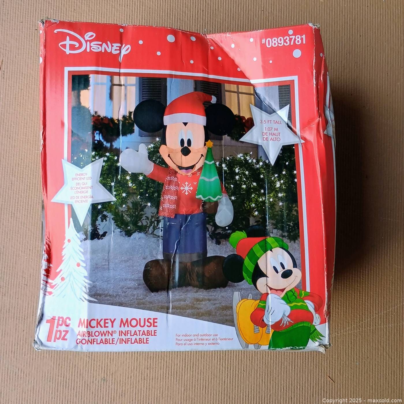 Disney Mickey Mouse Christmas Airblown Inflatable | Maxsold