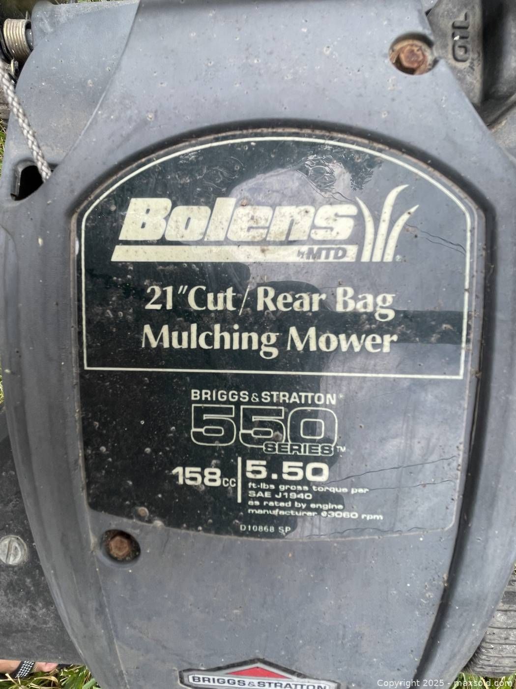 Bolens by MTD 21" push lawn mower | Maxsold