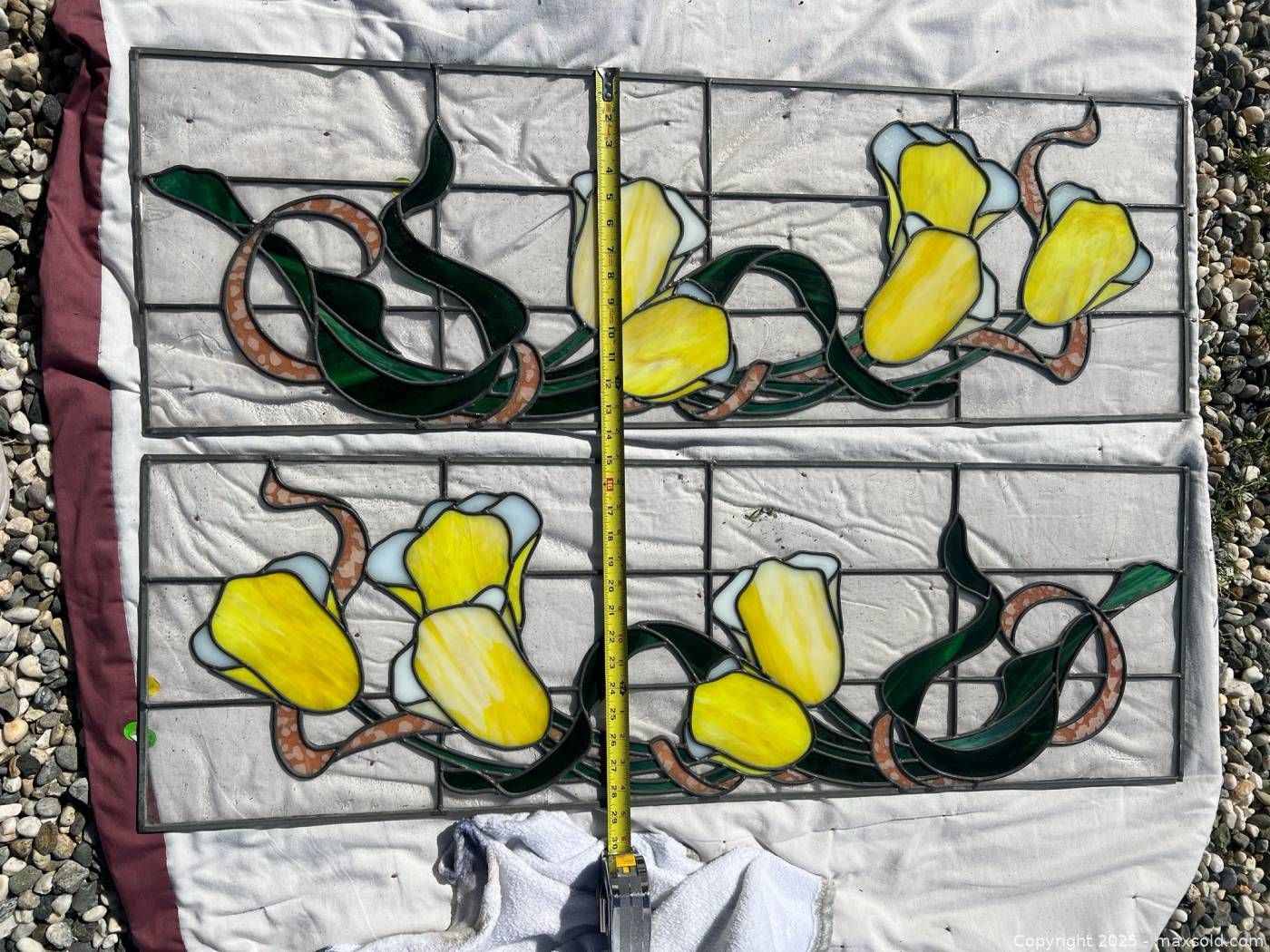 Set of two vintage stained glass panels | Dublin (California, USA ...