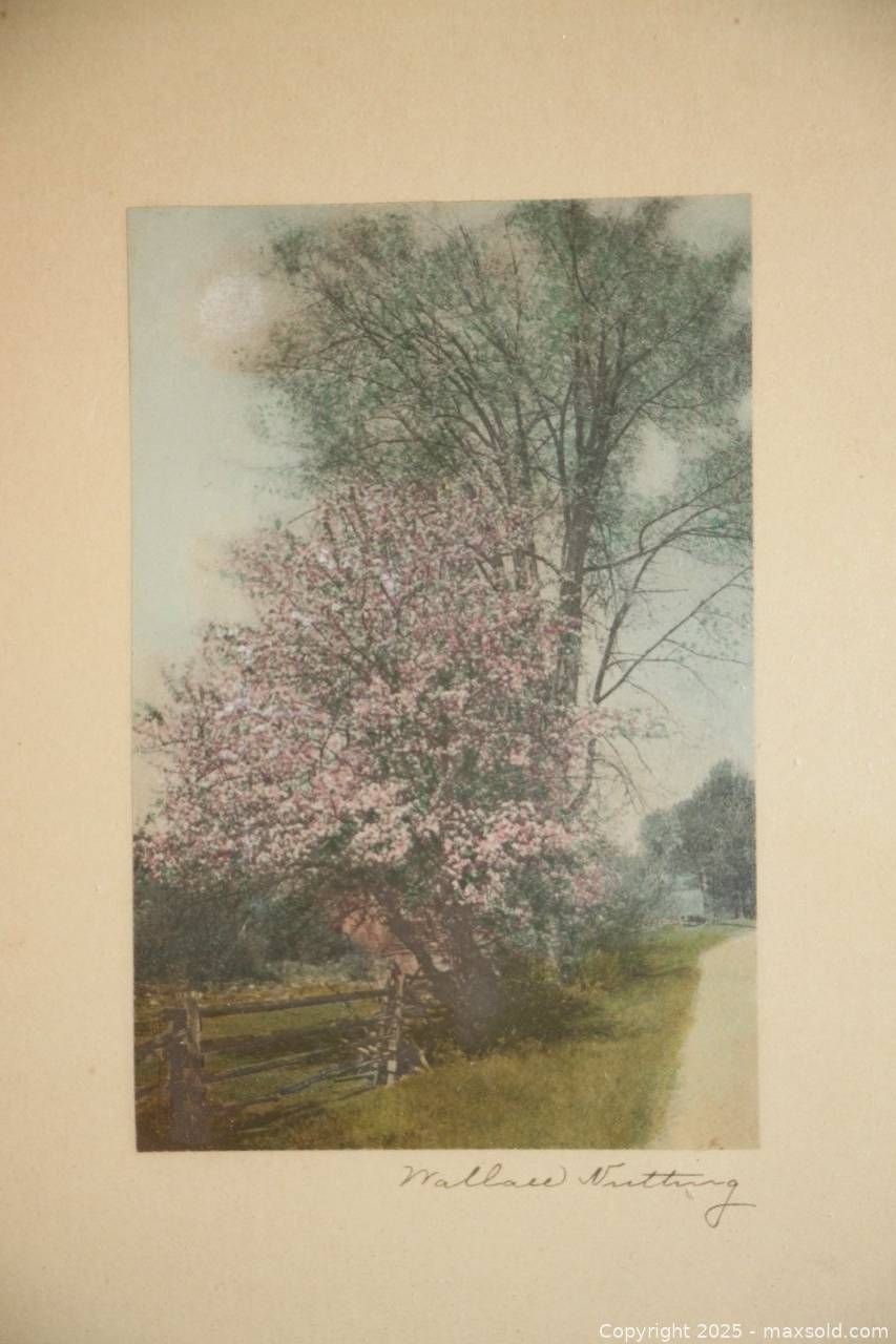Wallace Nutting hand-colored photograph framed | Maxsold