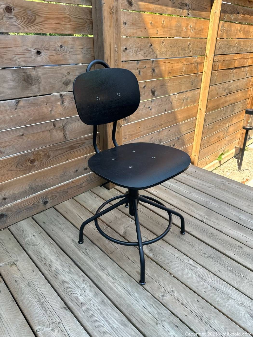 IKEA KULLABERG swivel chair black | Maxsold