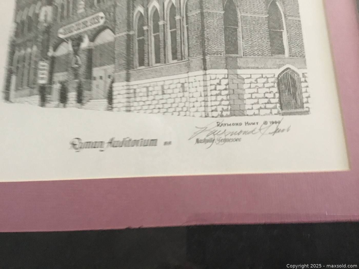 Raymond Hunt Framed Signed Print | Odessa (Ontario, Canada) SELLER ...