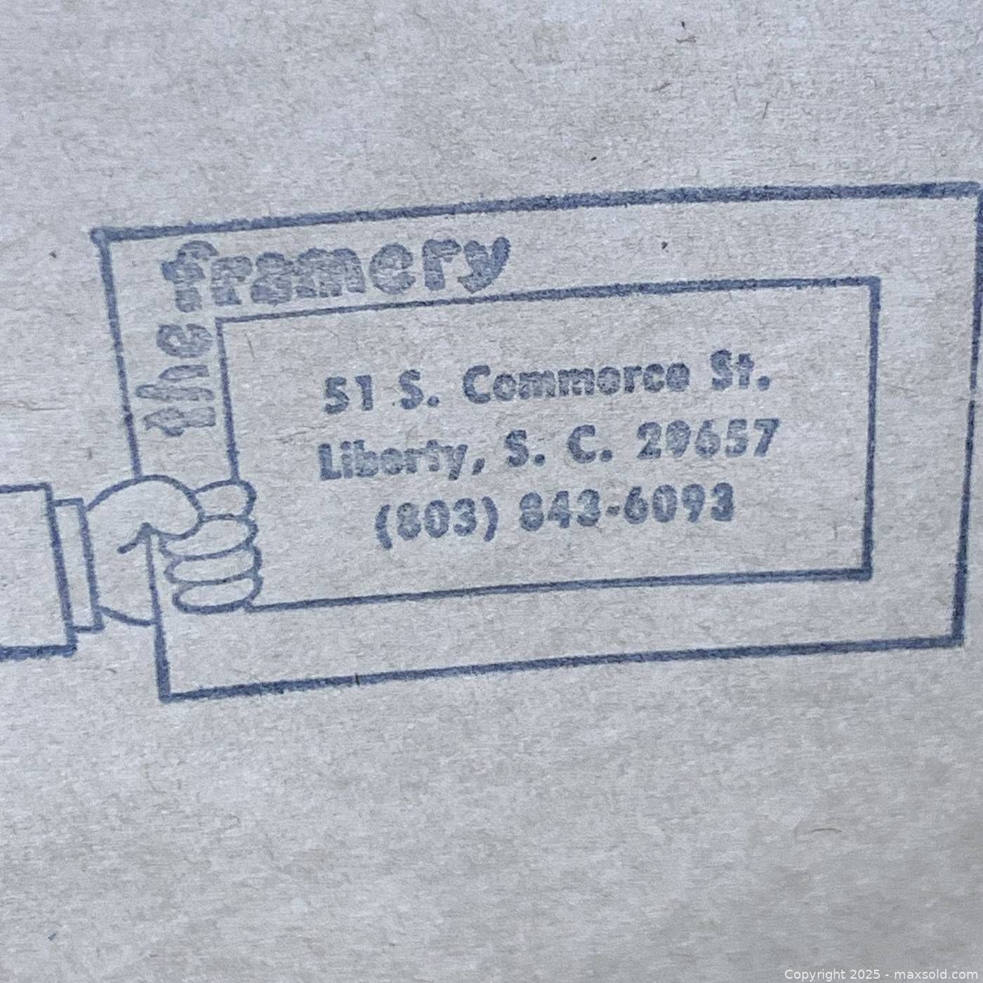 Ronal Parlin watercolour red barn scene | Maxsold