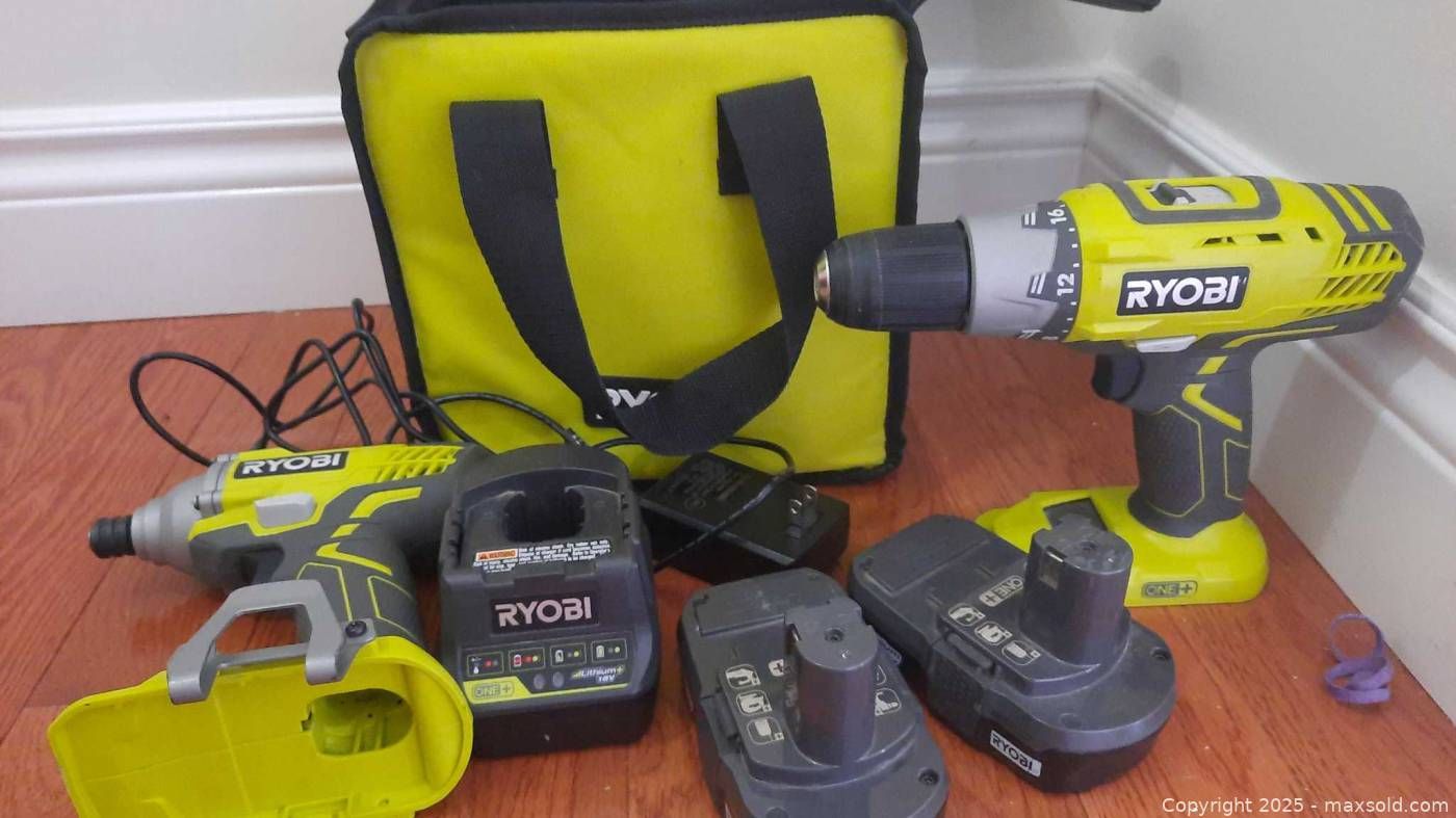 Ryobi ONE+ Cordless Drill and Impact Driver Combo Set | Russell ...