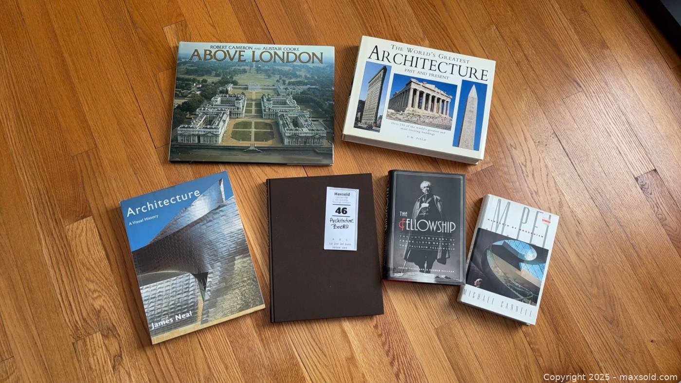 Lot of 6 Architecture Books | Maxsold