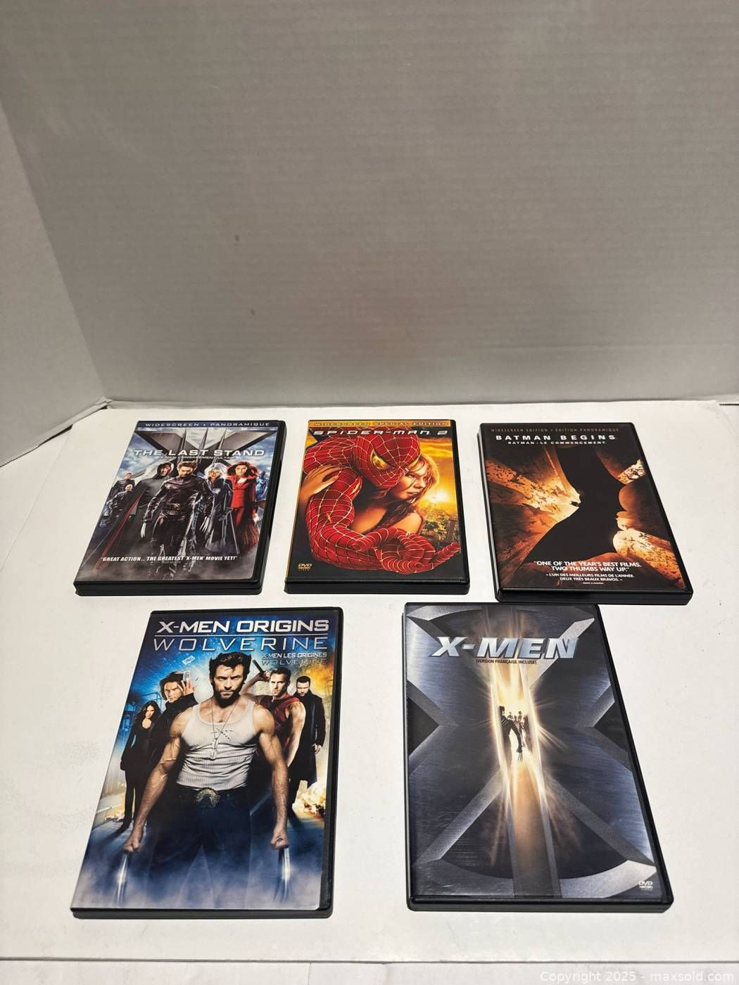 Superhero DVD collection, 5 movies | Maxsold