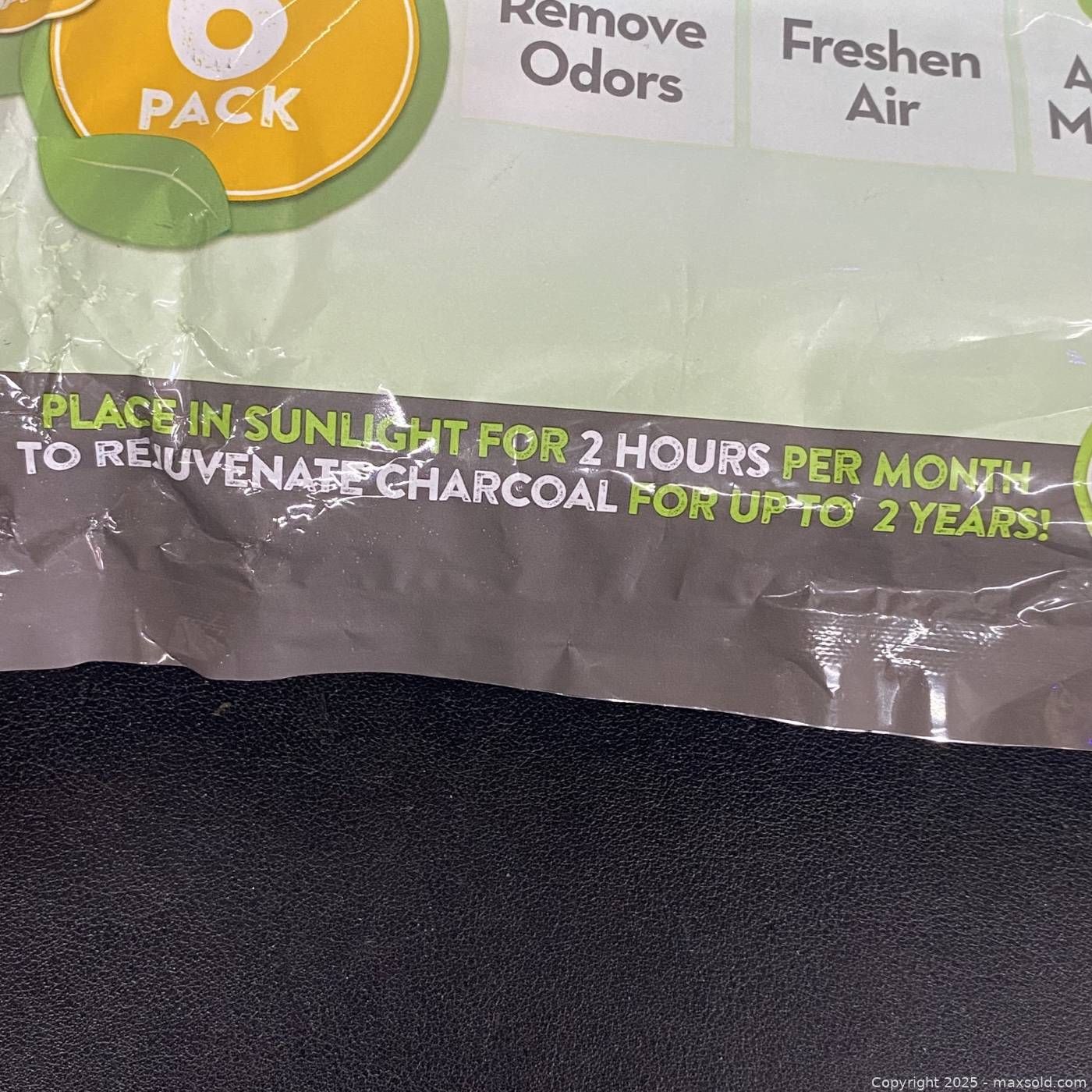 6-Pack 100g Bamboo Charcoal Odor Absorbing Bags | Maxsold