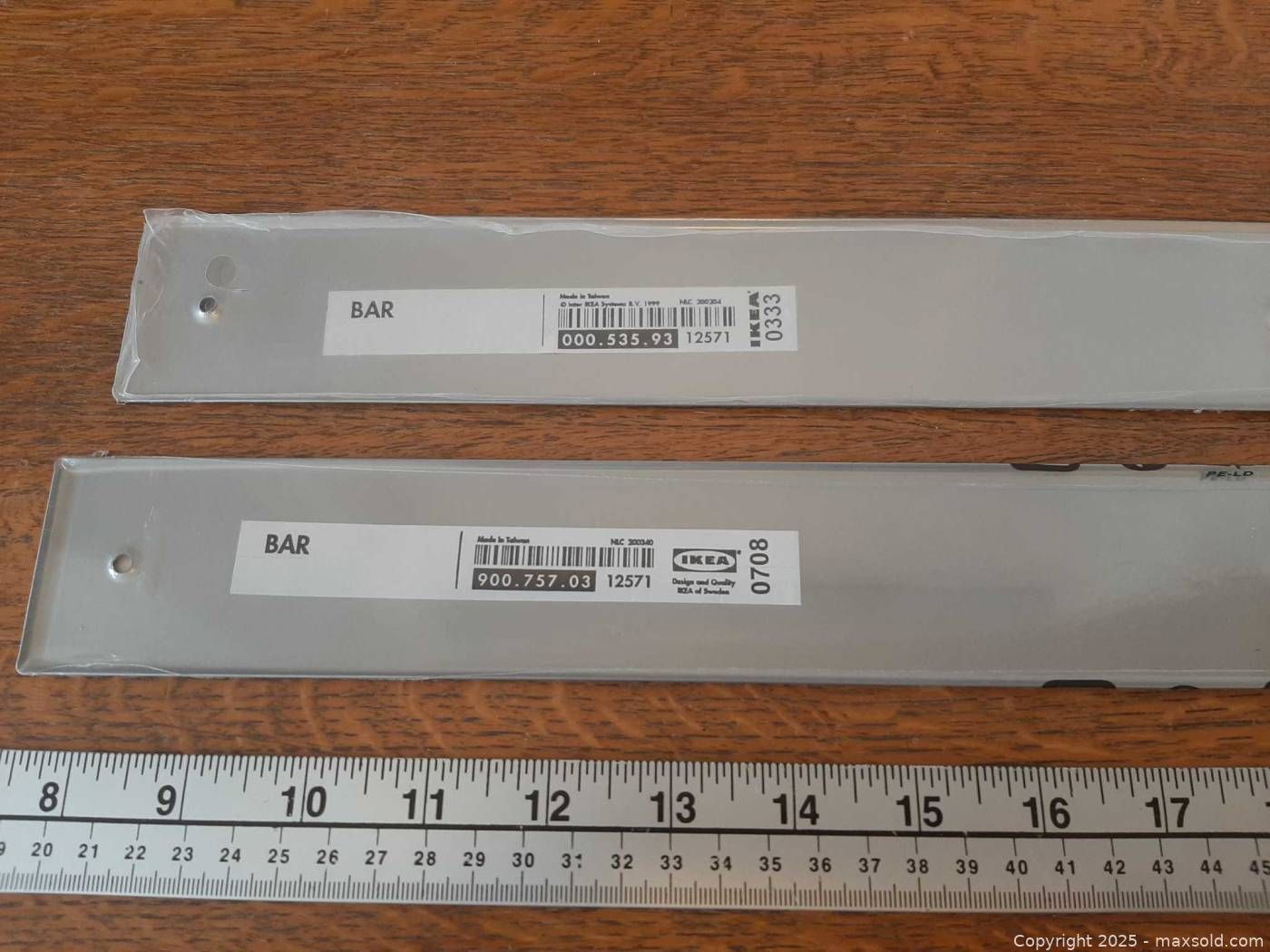 IKEA Bar magnetic wall strips with magnets | Maxsold