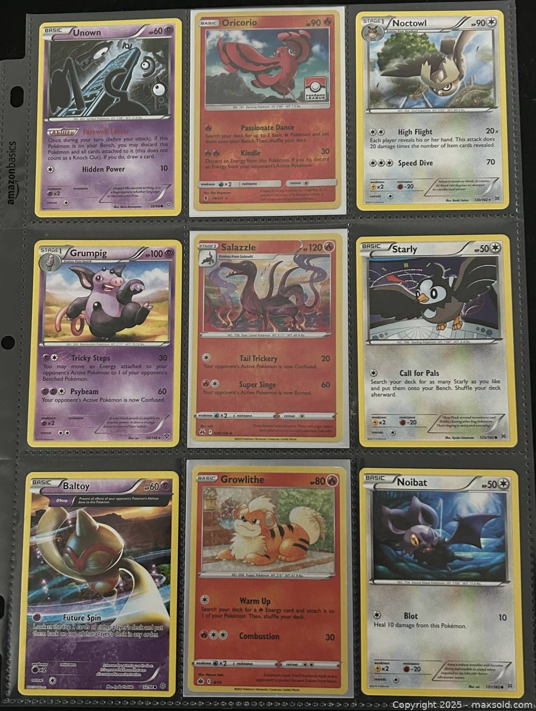 Nine Pokémon trading cards | Maxsold