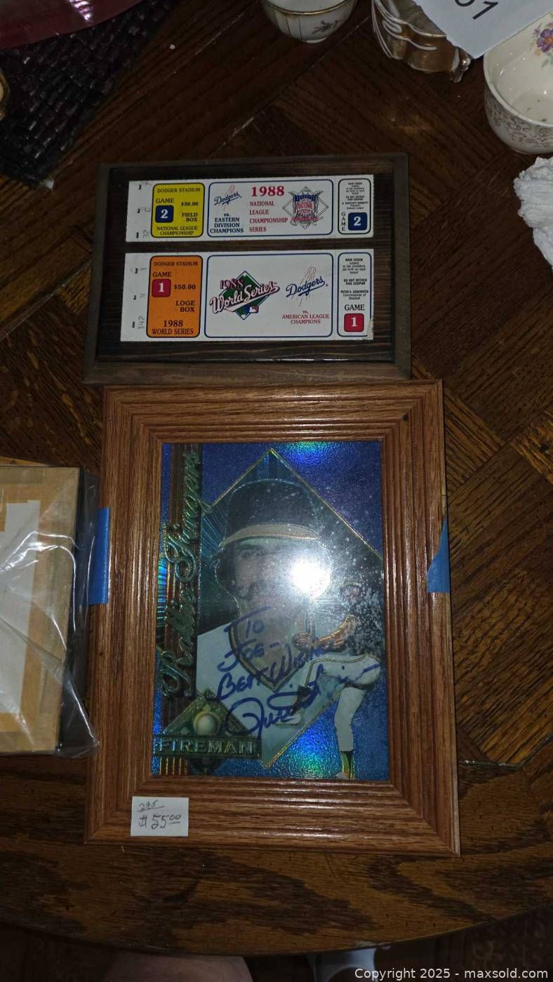 4 unused Los Angeles Dodgers season tickets 1995 | Maxsold