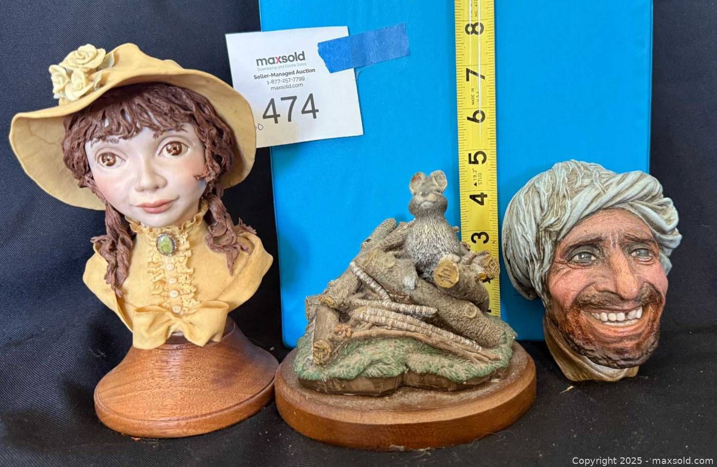 Bossons wall head, Safe Haven rabbit, girl bust | Maxsold