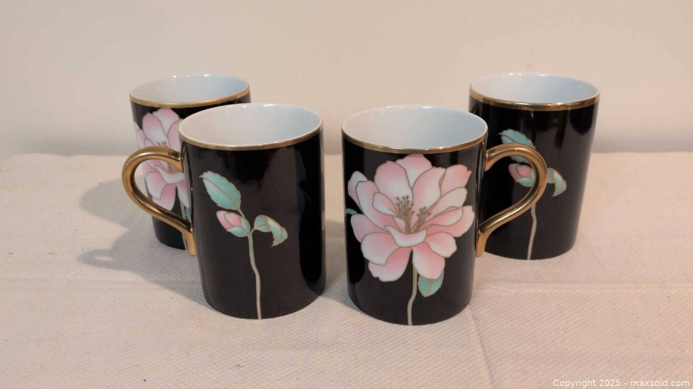 Epoch Tuxedo Junction Night Spring mugs x4 | Maxsold