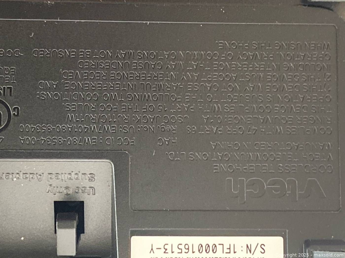 VTech cordless phones with answering system and six remotes | Maxsold