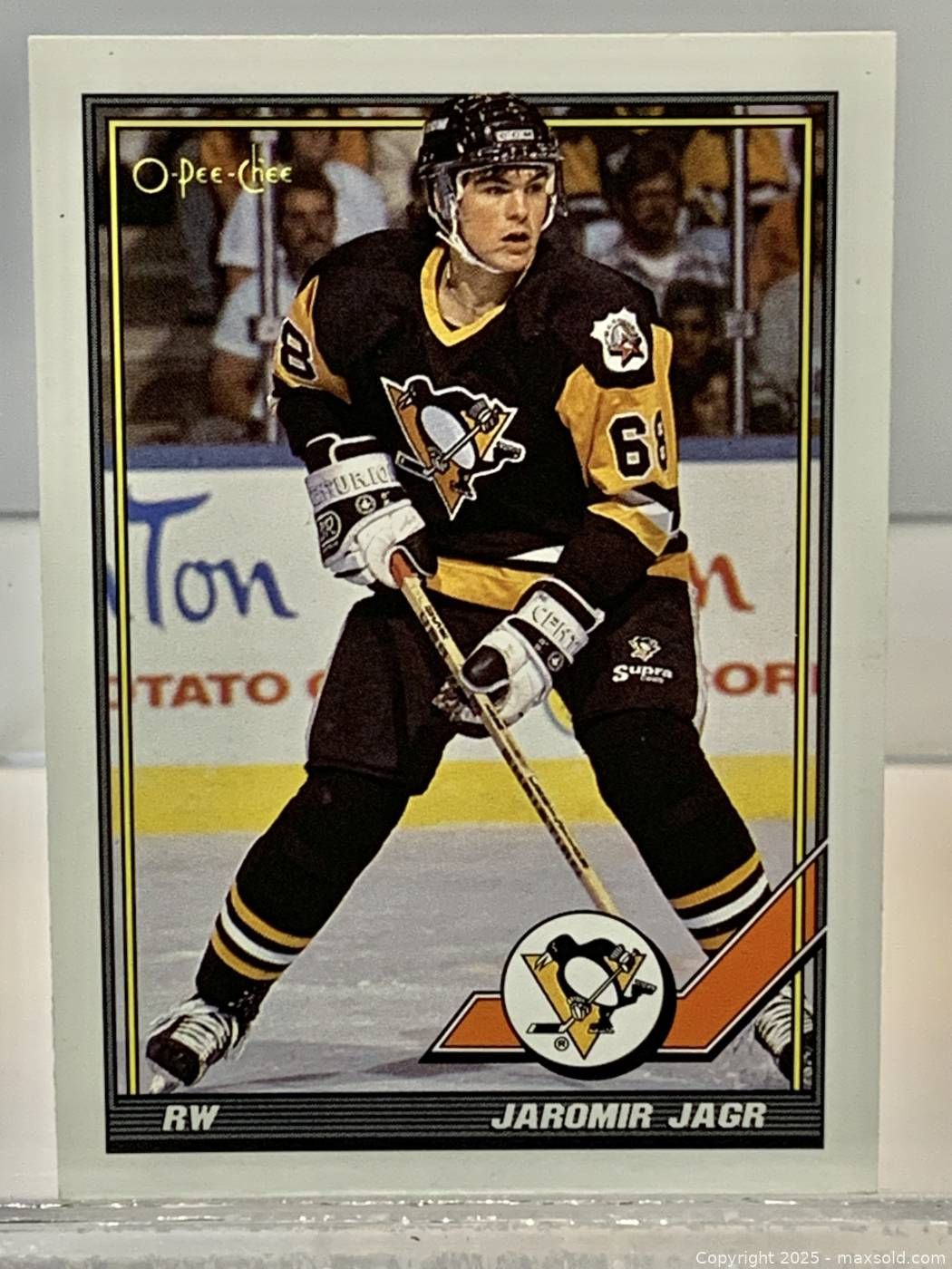 1991-92 O-Pee-Chee Jaromir Jagr #40 rookie card | Maxsold