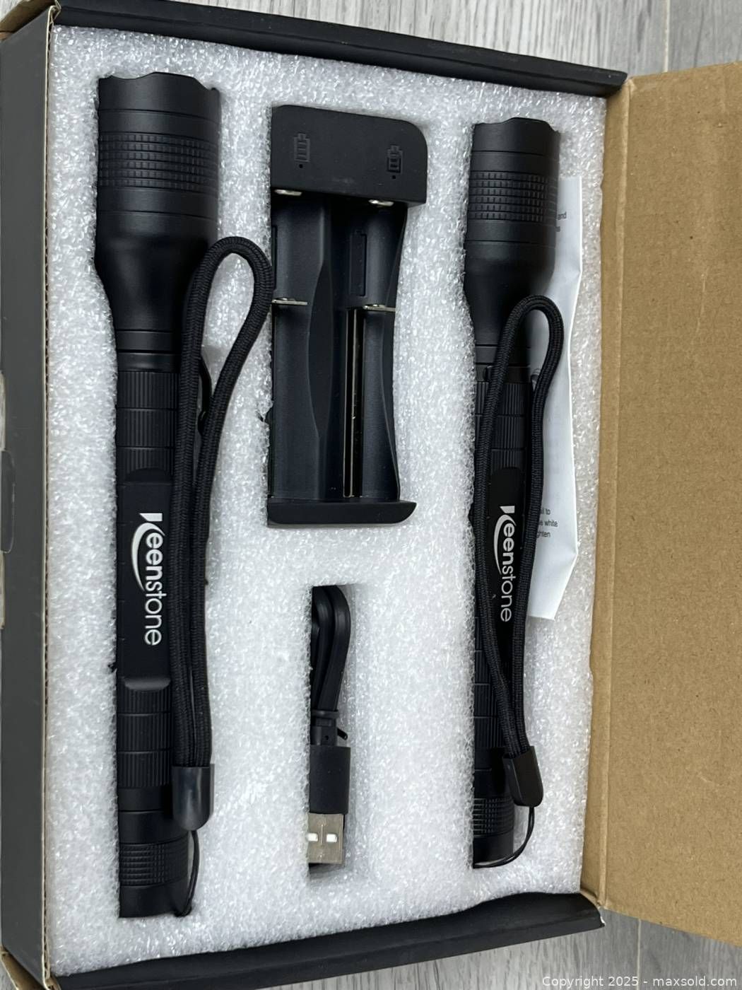 Keenstone Rechargeable LED Flashlights 2-Pack | Maxsold