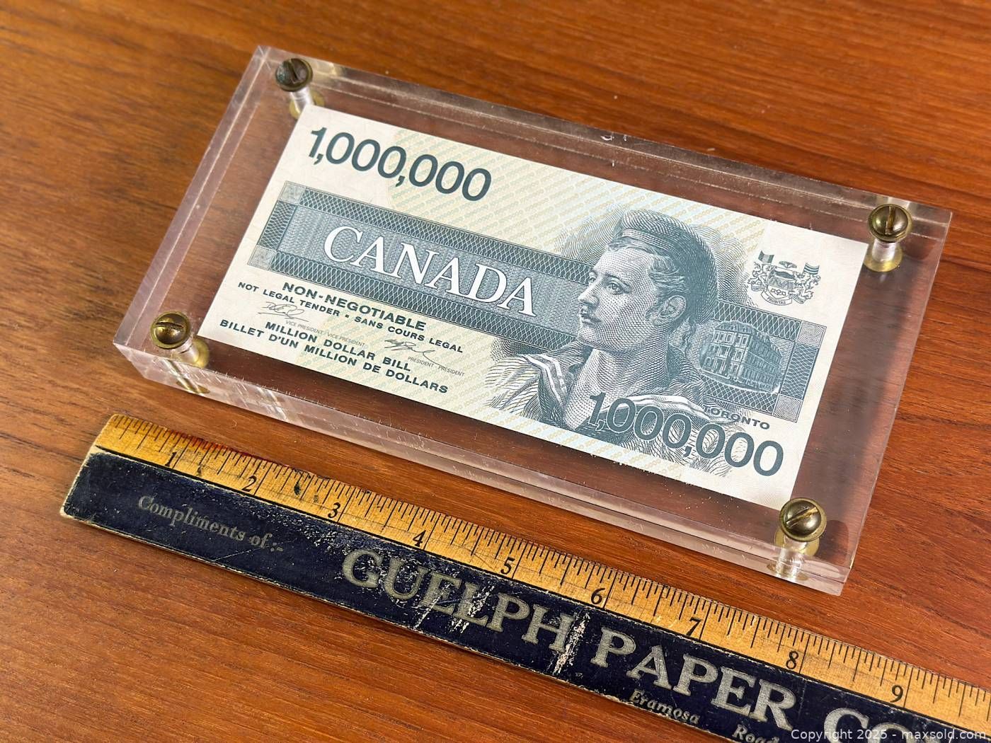 Canada $1,000,000 Million - 1991 Railroad, SOUVENIR Fun Money ...