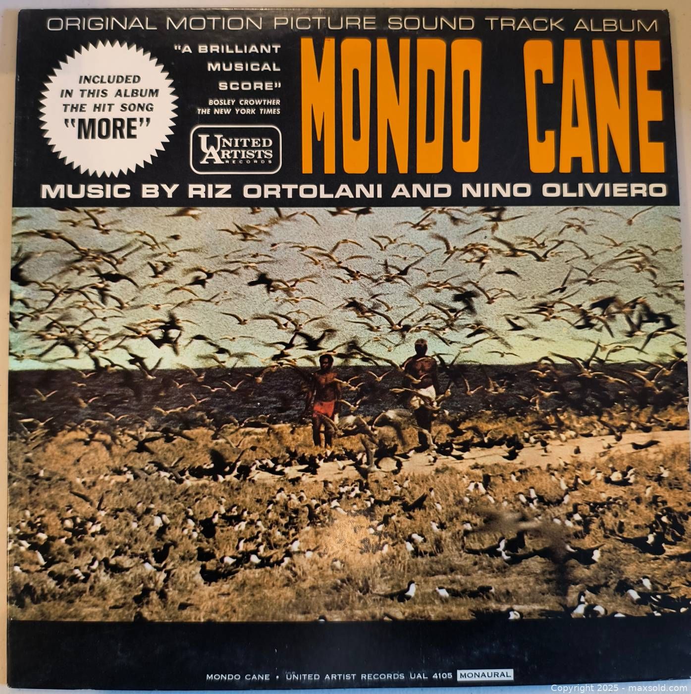 Mondo Cane original soundtrack vinyl LP | Maxsold
