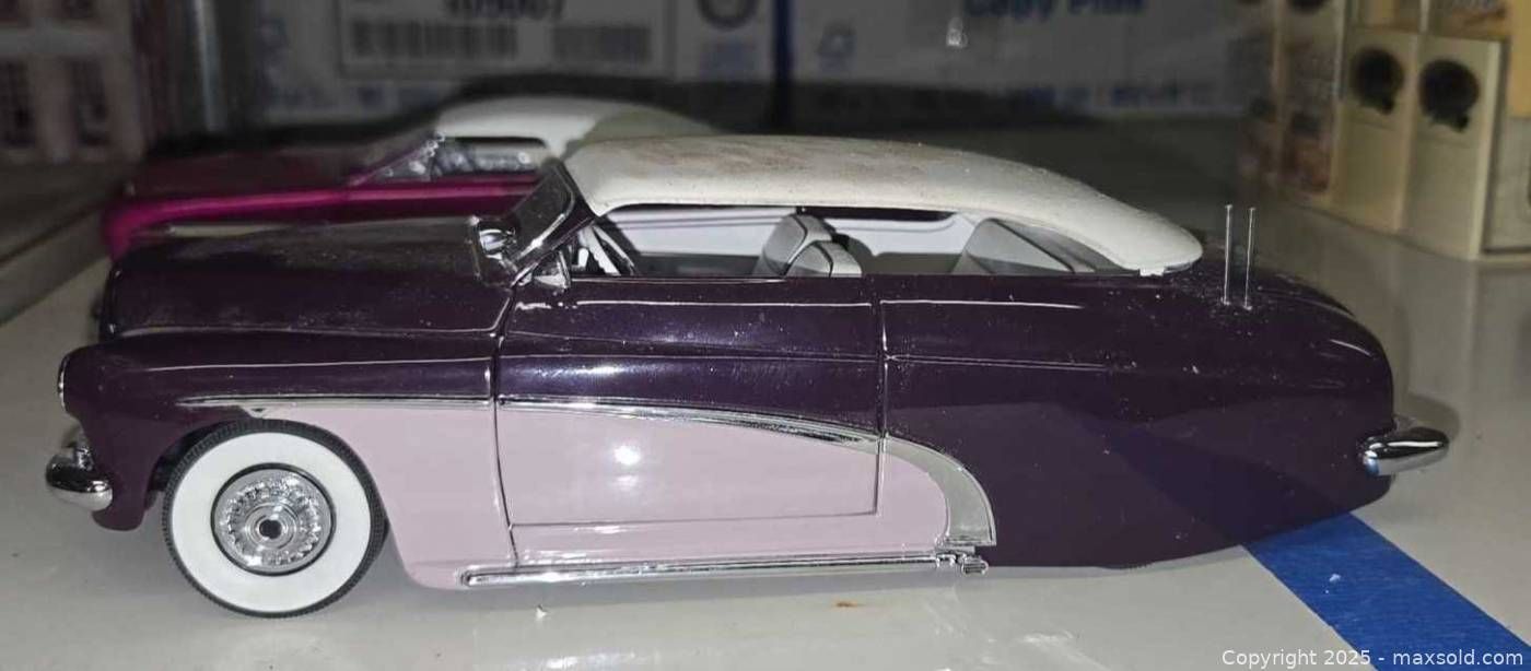 Danbury Mint 1950 Mercury Custom & 1949 Ford Lead Sled diecast cars ...
