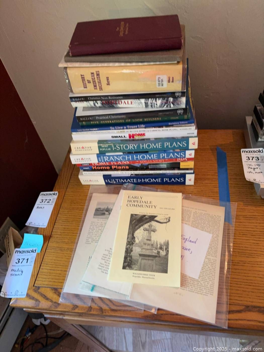 Home Plan Books, Local History & 1891 Magazine | Maxsold