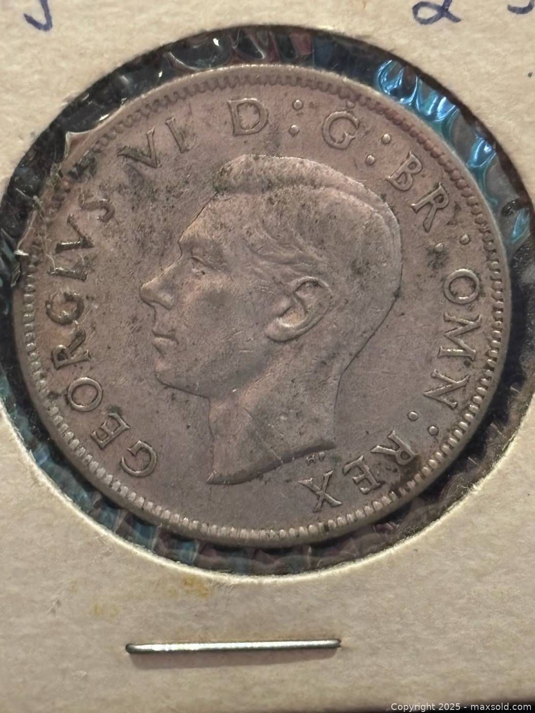 UK (Great Britain) 1943 2 SHILLINGS FLORIN (2/-) King George VI Silver Coin | Aurora (Ontario ...