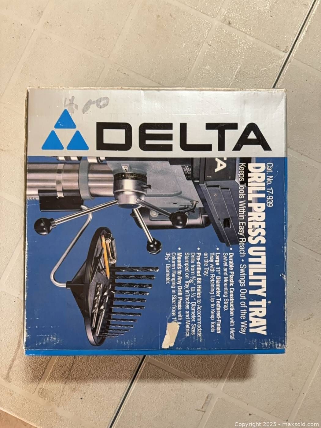 Delta model 17-939 drill press utility tray | Maxsold