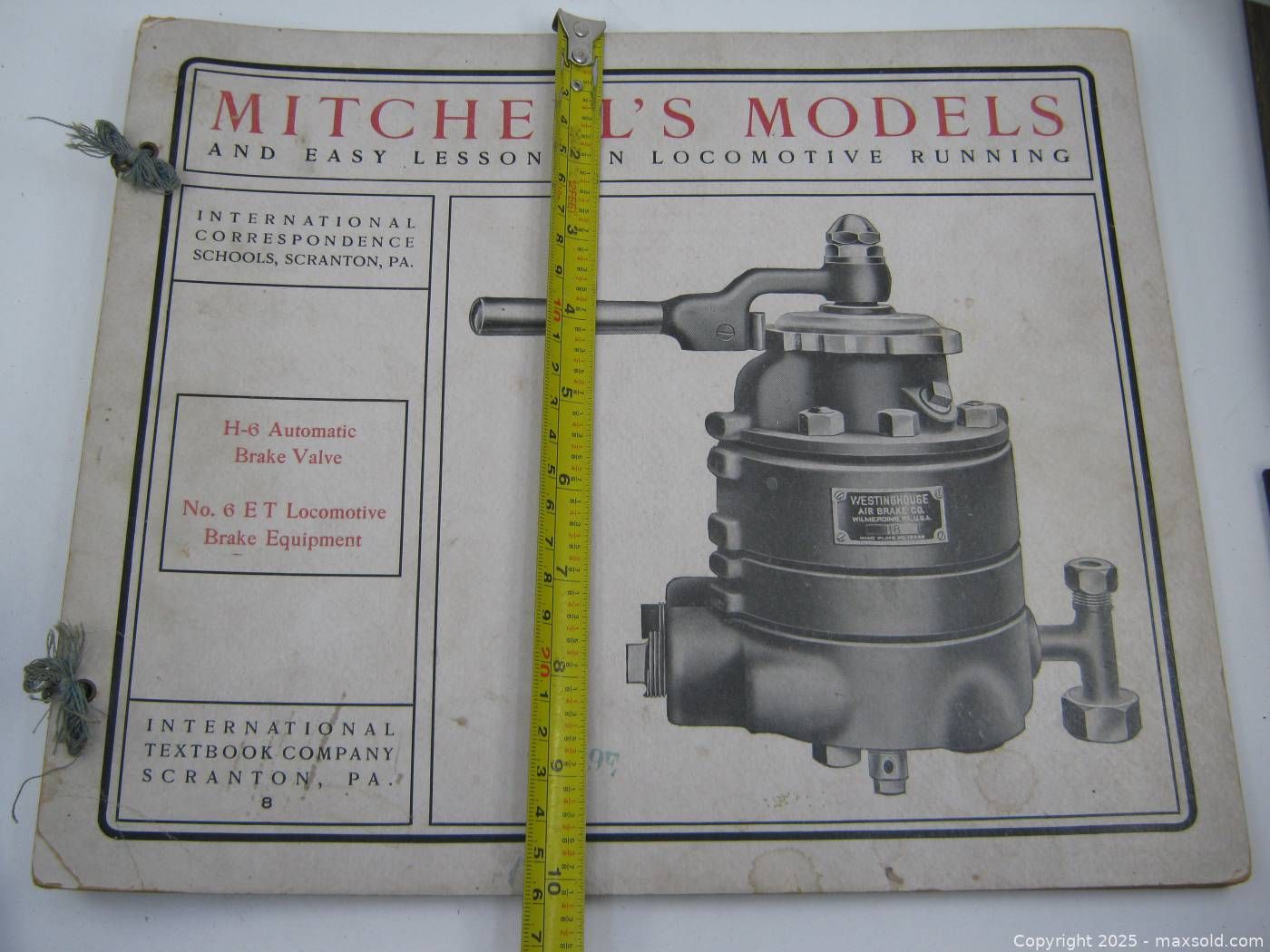 1910 Mitchell's Models Locomotive Running book | Maxsold