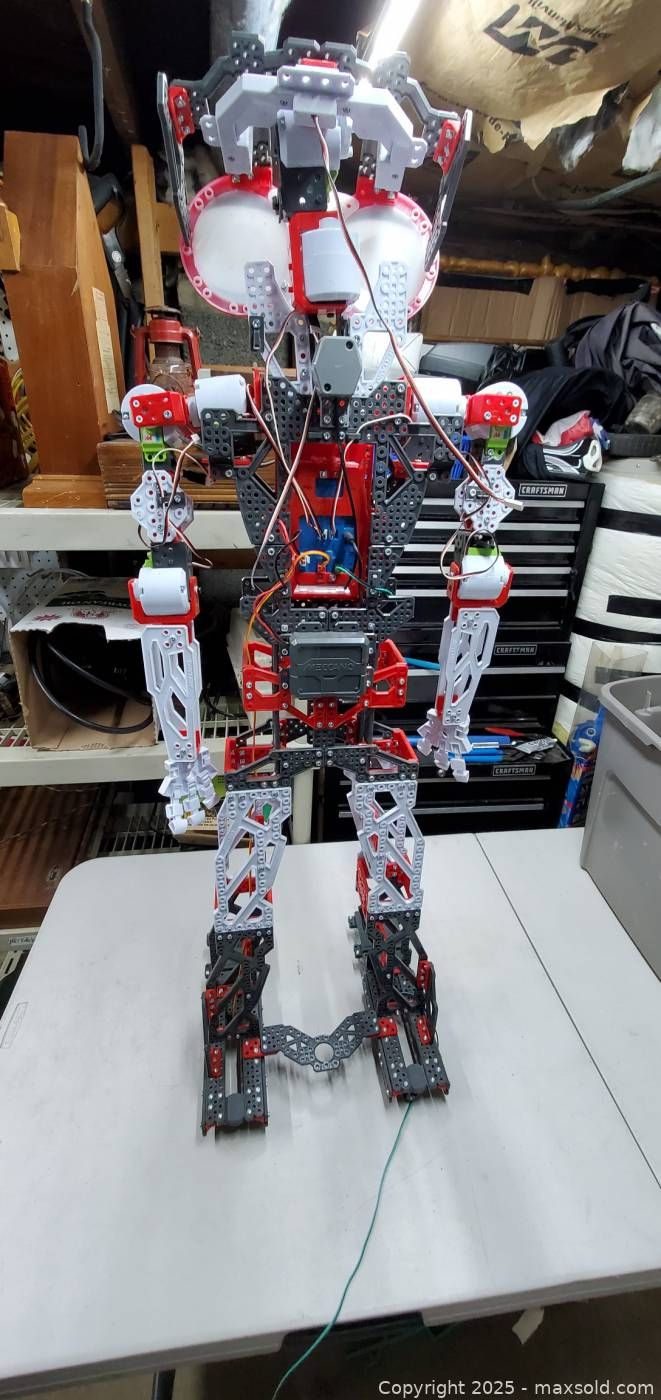 Meccano Meccanoid robot approx 3 ft assembled | Maxsold
