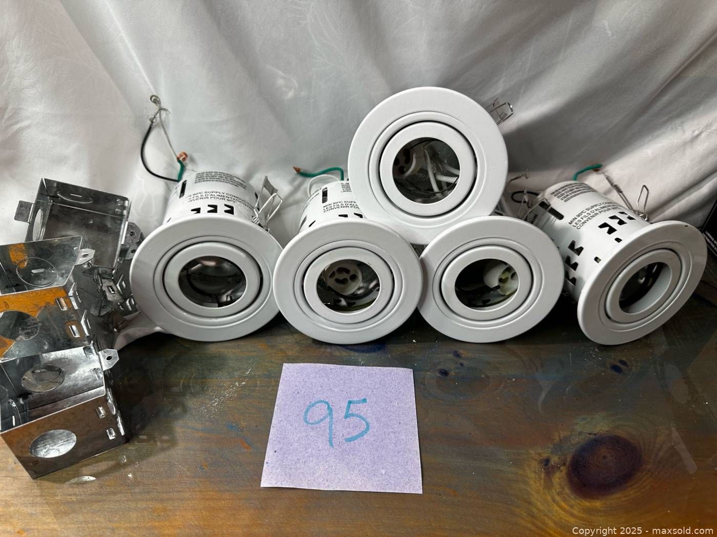 Adjustable Recessed Eyeball Downlight Housings with Trim, 5pc | Vaughan ...