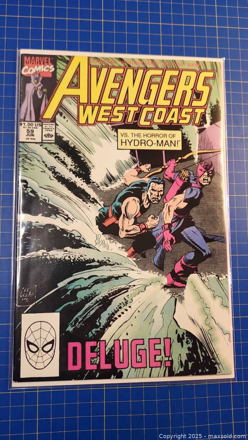 Avengers West Coast #59 Marvel Comics 1990 Hydro-Man Cover | Toronto ...