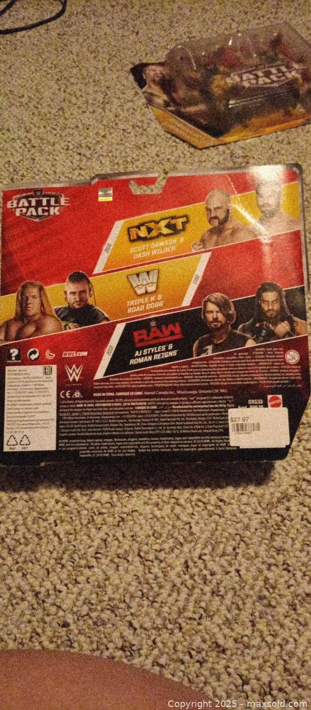 Mattel WWE Battle Pack Triple H & Road Dogg 2-Pack | Maxsold