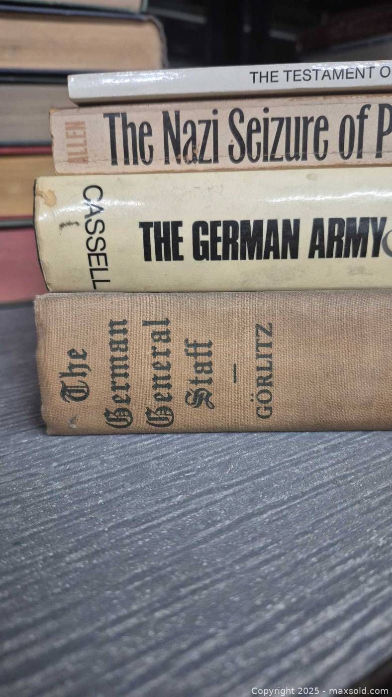 Lot of four WWII Nazi Germany history books | Maxsold