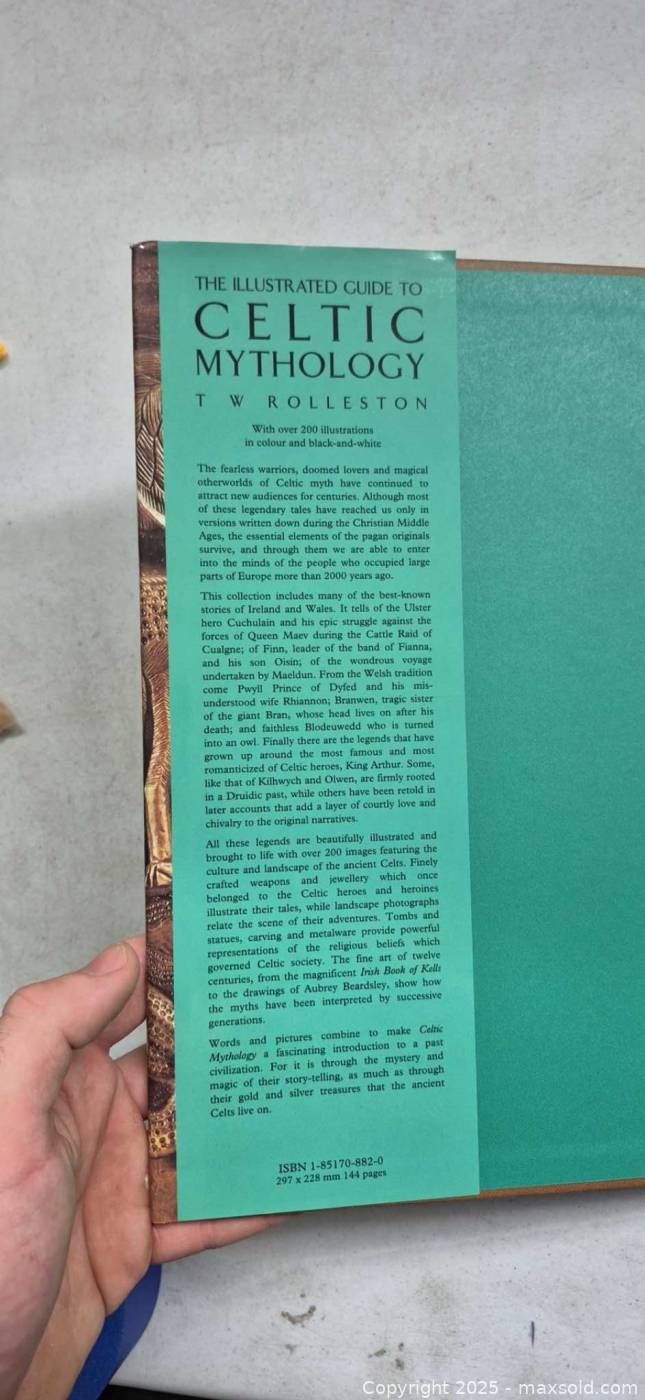 The Illustrated Guide to Celtic Mythology hardcover book | Maxsold