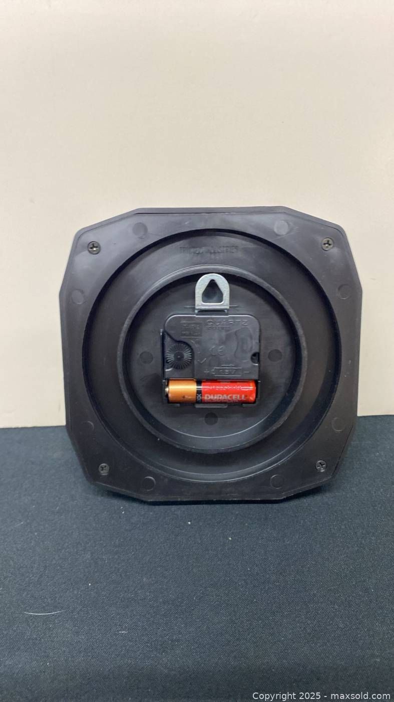 Assorted scale model fighter aircraft with clock | Maxsold