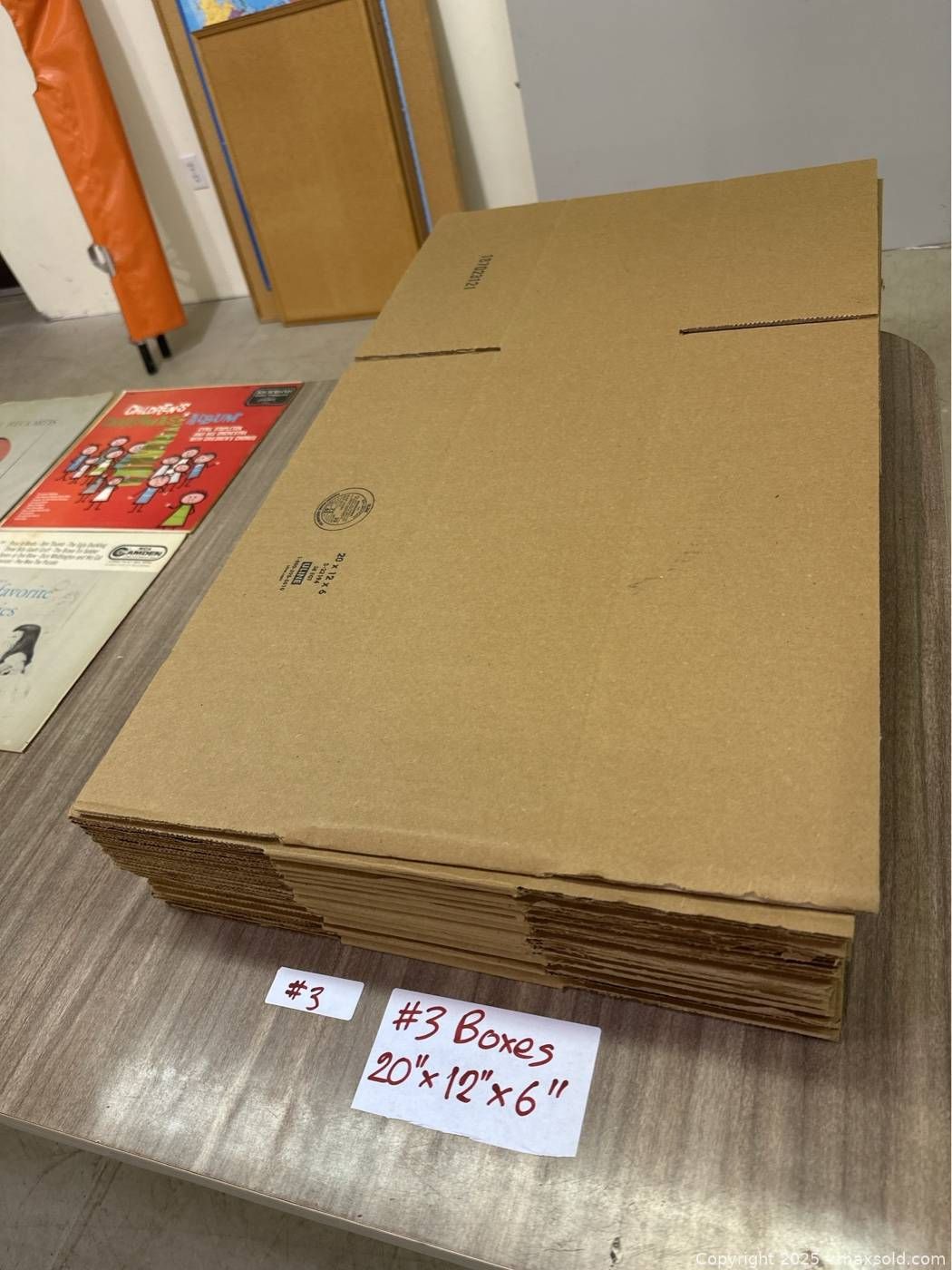 17 Uline corrugated cardboard boxes 20x12x6 | Maxsold