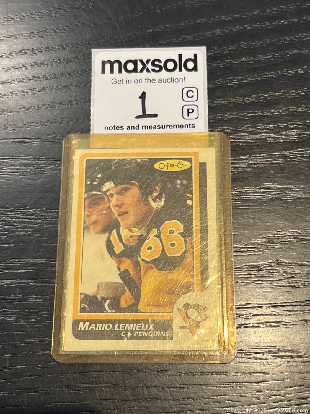 1985-86 O-Pee-Chee Mario Lemieux Rookie Card #9 | Maxsold
