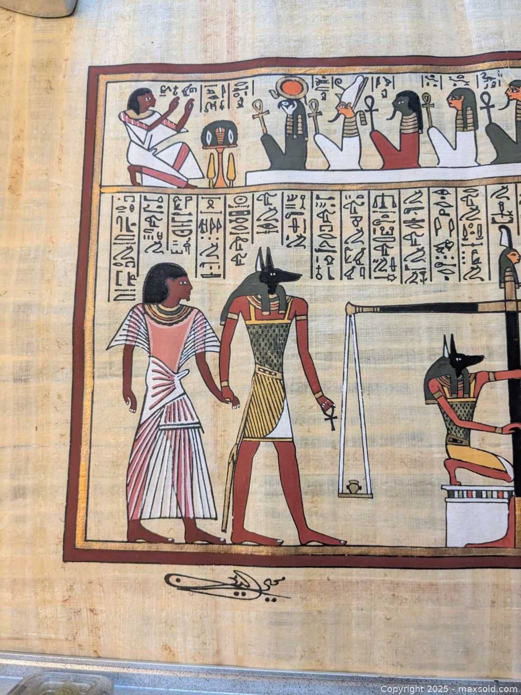 Papyrus Egyptian Art Prints | Maxsold