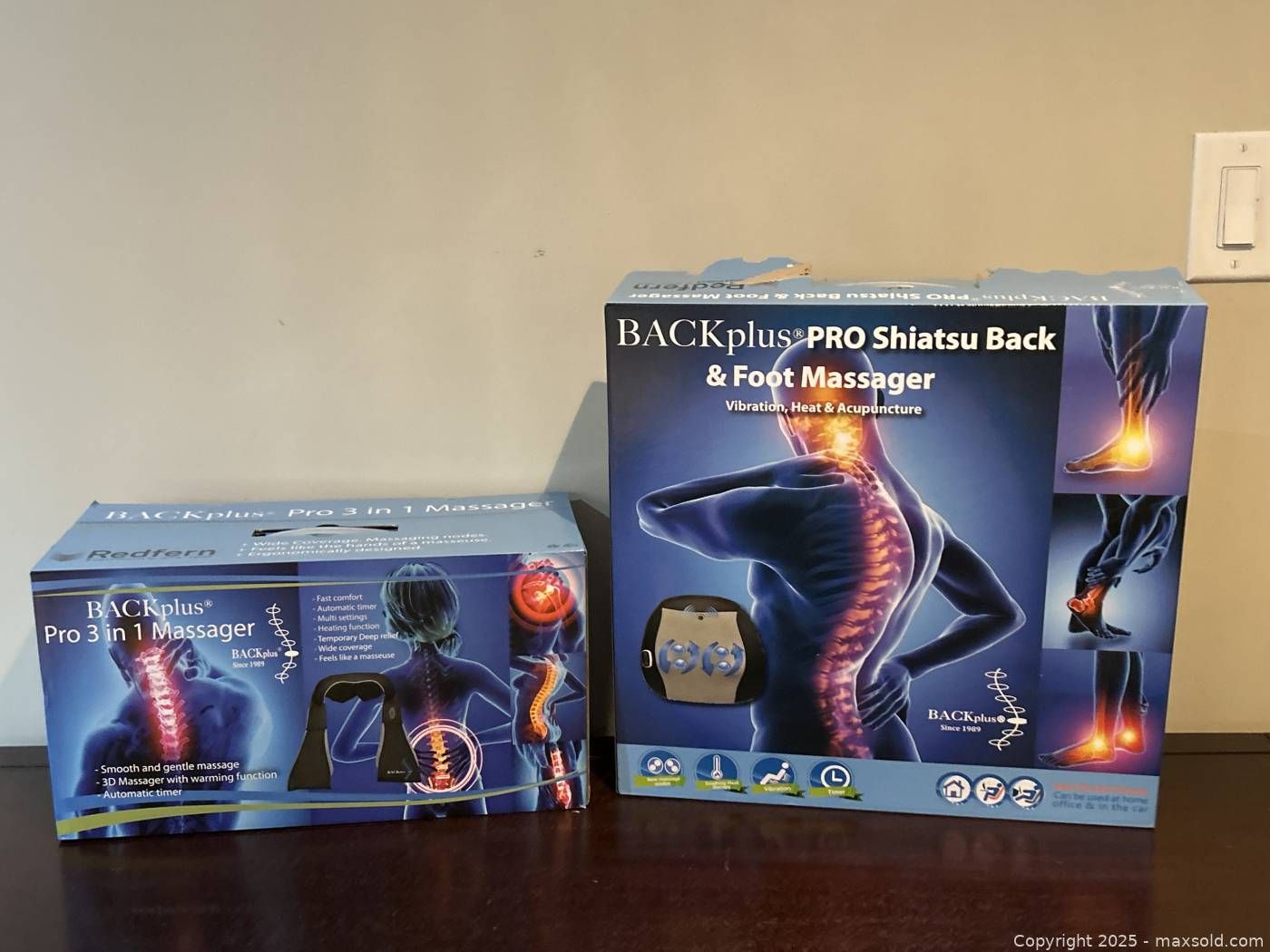 BACKplus Pro 3-in-1 and Shiatsu Back & Foot Massagers | Maxsold