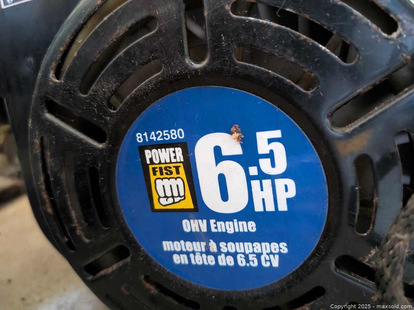 Power Fist 200 6.5 HP OHV Utility Engine | Maxsold