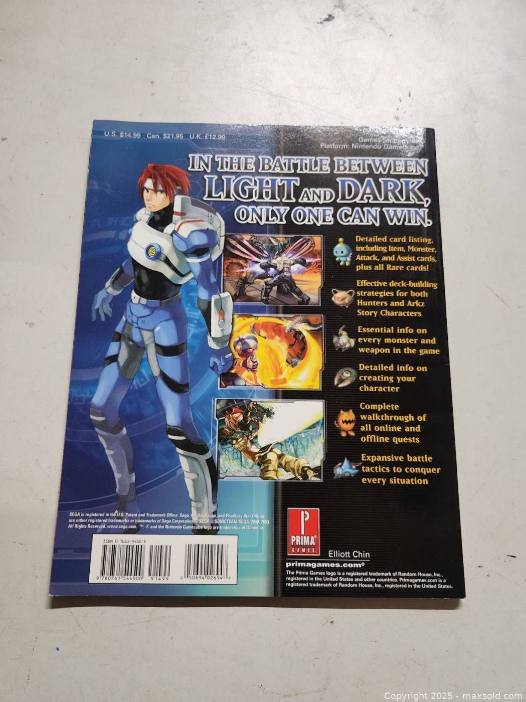 Phantasy Star Online Strategy Guide | Maxsold