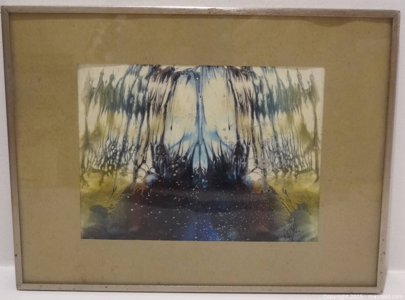 1983 Witold Popiel abstract painting "Deka" | Maxsold