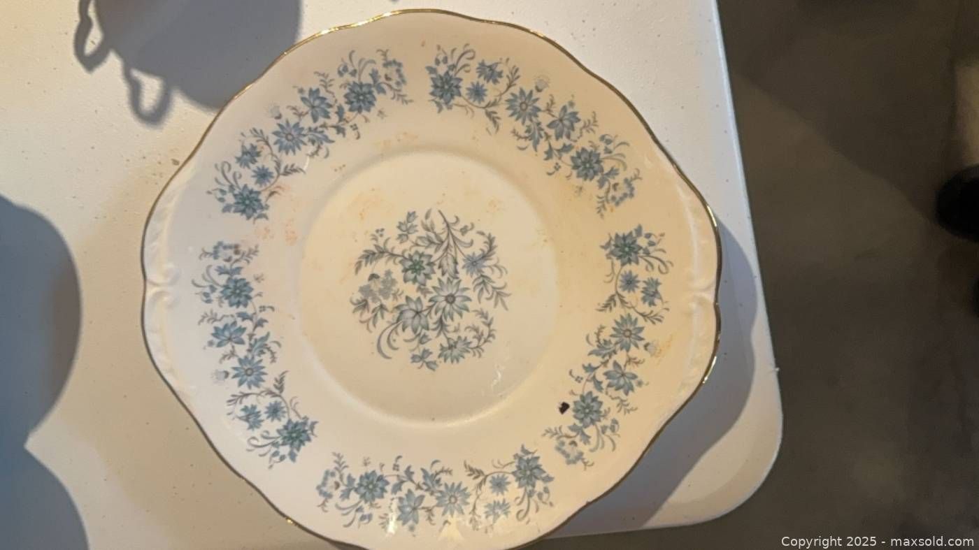 Royal Albert blue floral china tea set | Maxsold