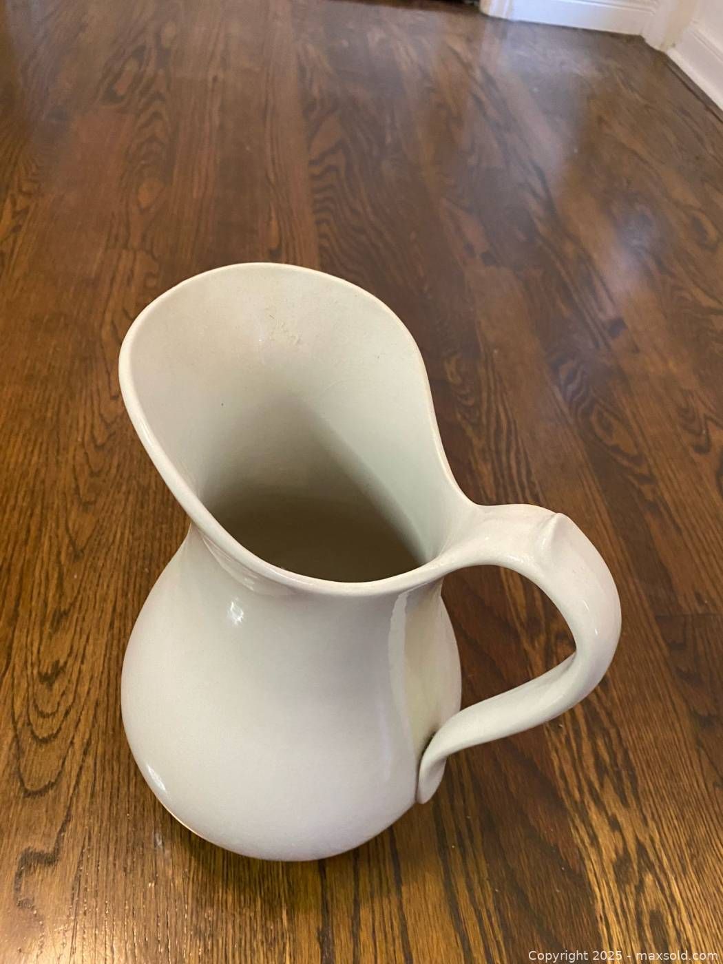 Antique White Ironstone Water Pitcher | Maxsold