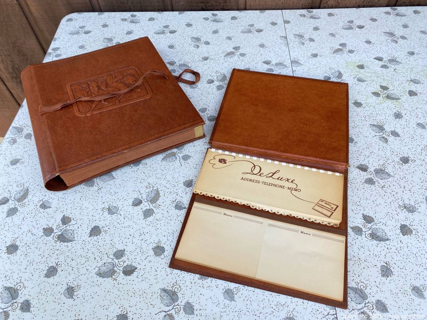 Vintage Faux Leather Desk Organizers | Maxsold