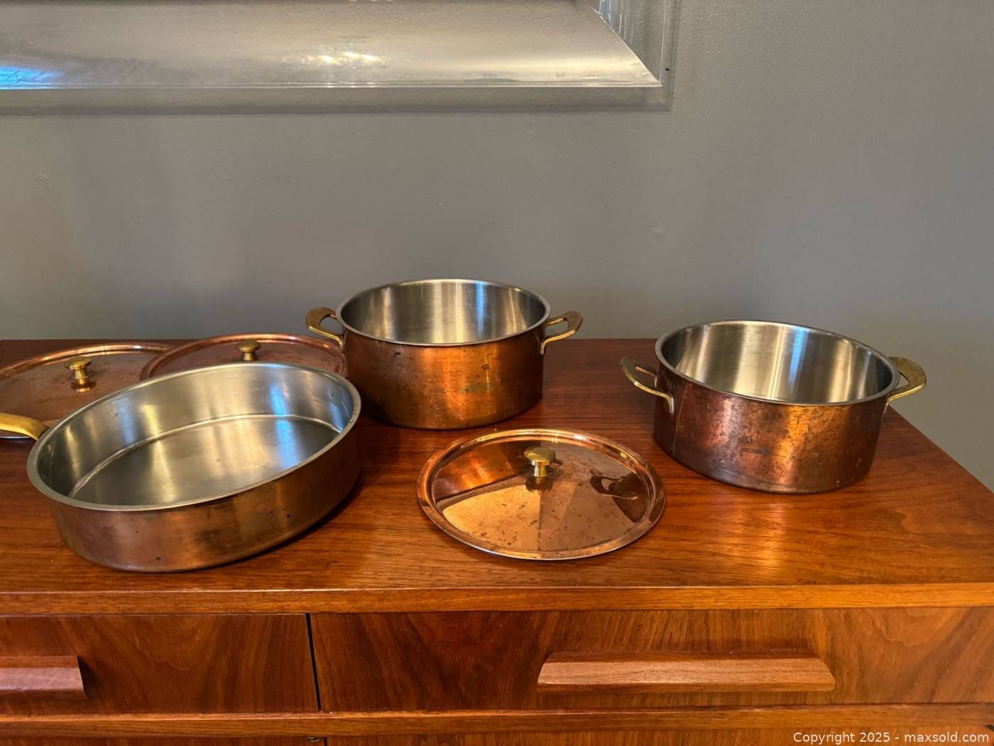 Spring Culinox copper cookware set, 3 pieces | Maxsold