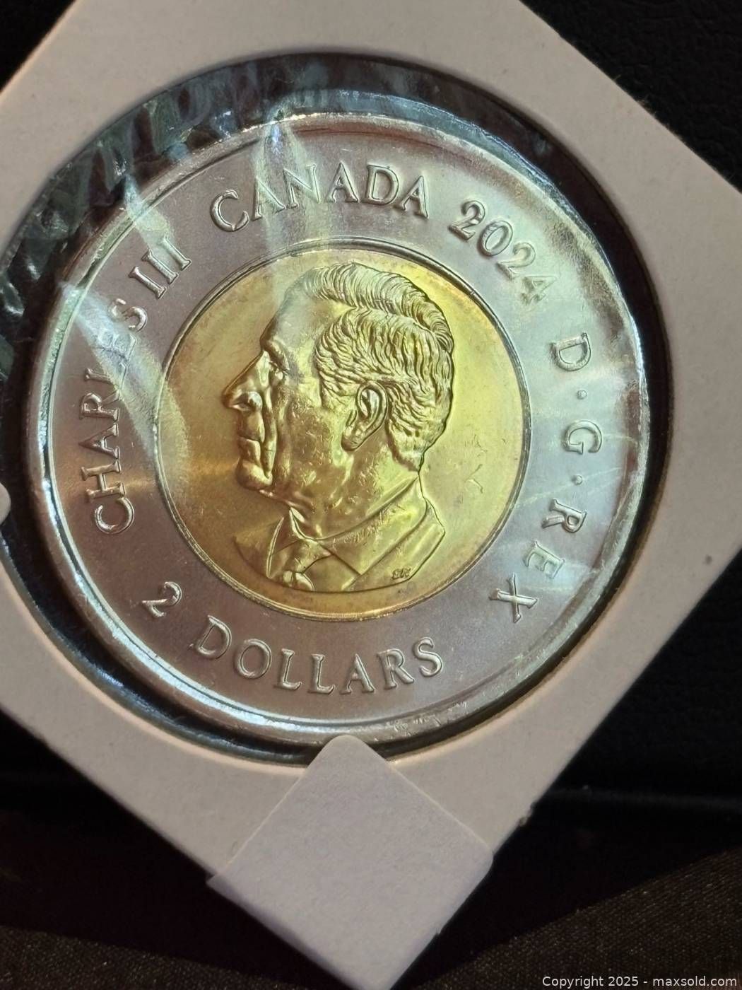 2024 Canada $2 Celebrating Inuit Nunangat Coloured Toonie UNC | Maxsold