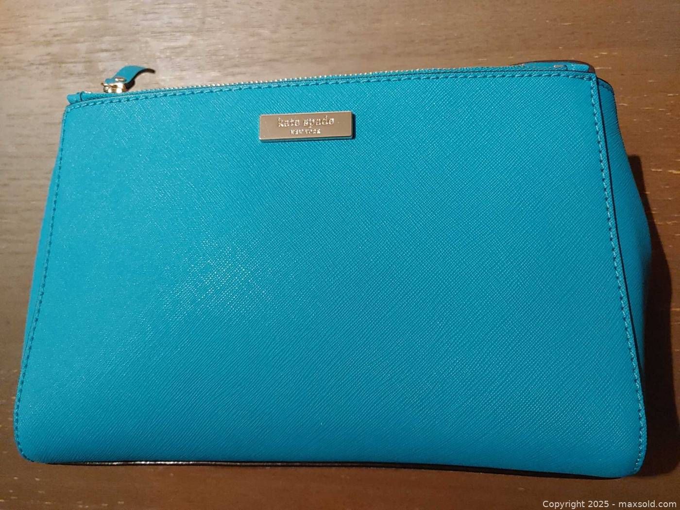 Kate Spade turquoise saffiano crossbody | Maxsold