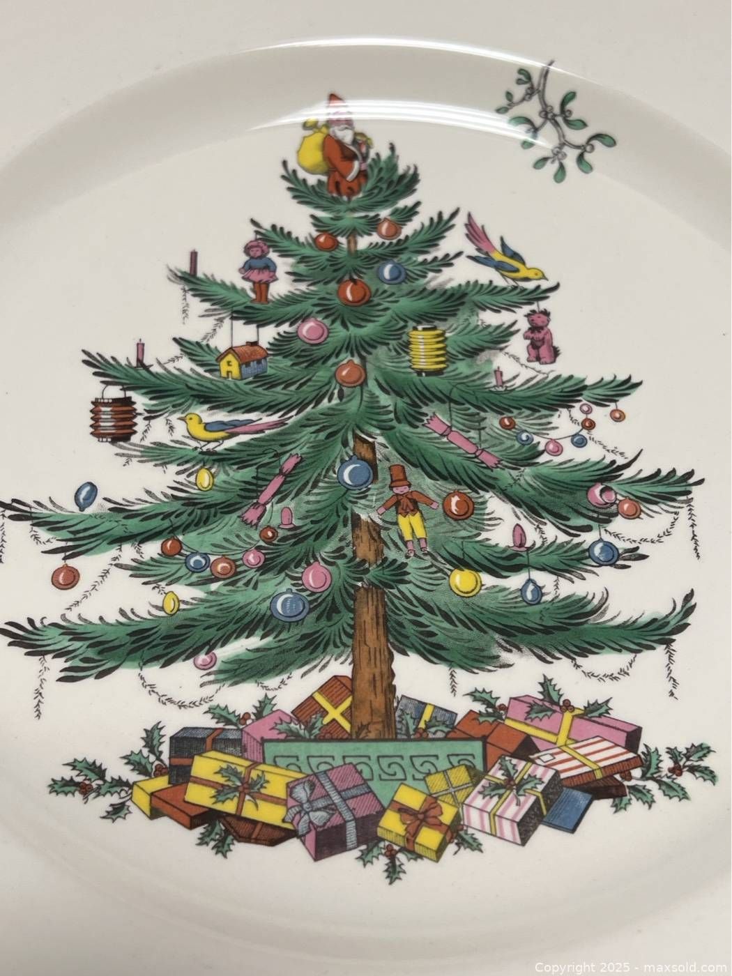 Spode England Christmas Tree Dinner Plates, set of 6 | Maxsold