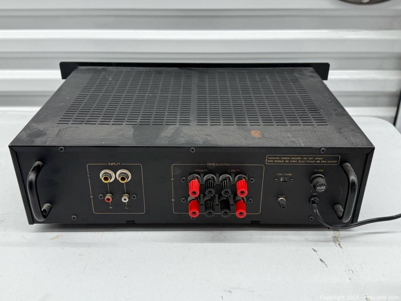 Pyramid PA-310 stereo power amplifier | Maxsold